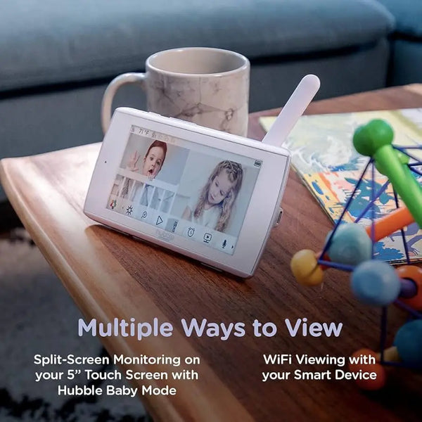 Hubble Connect Touch Twin 5” Smart Baby Monitor | Dual Camera – Baby Bamboo