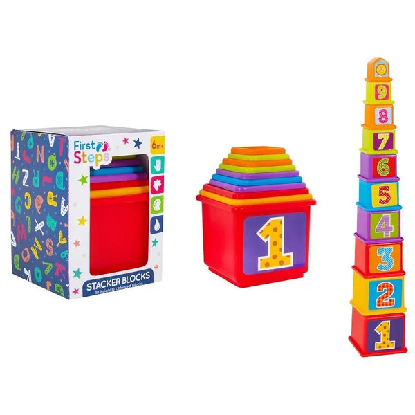 10 Stack Up Cups: Versatile and Educational Toy Set for Children – Baby ...
